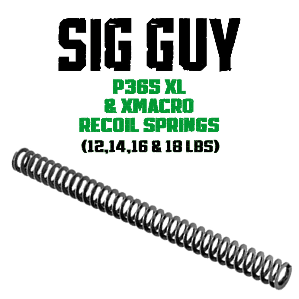 Sig Guy P365XL & XMACRO 1911 Style Flat Wire Recoil Springs
