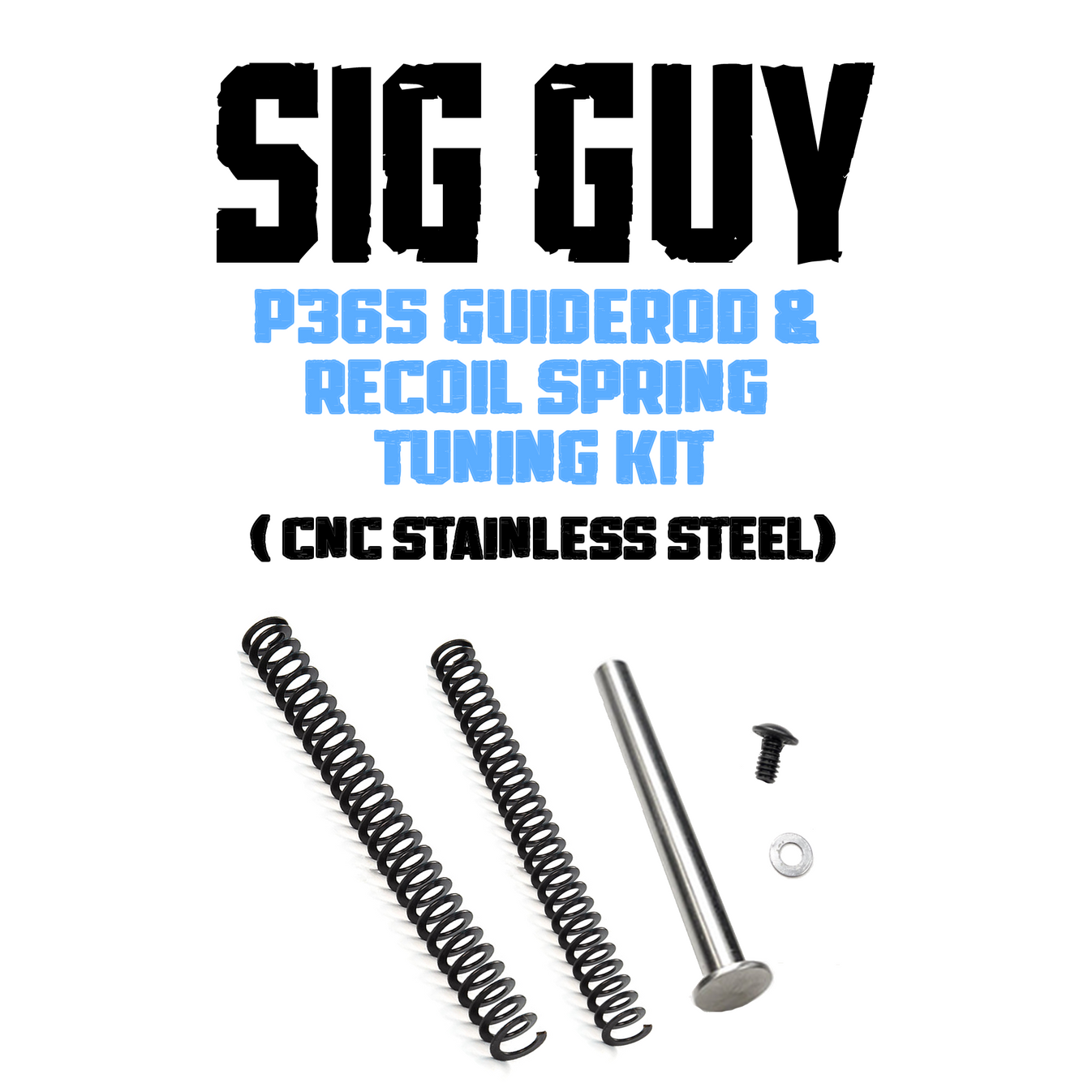 Sig Guy P365 Guide Rod & Recoil Spring Tuning Kit - CAPTURED