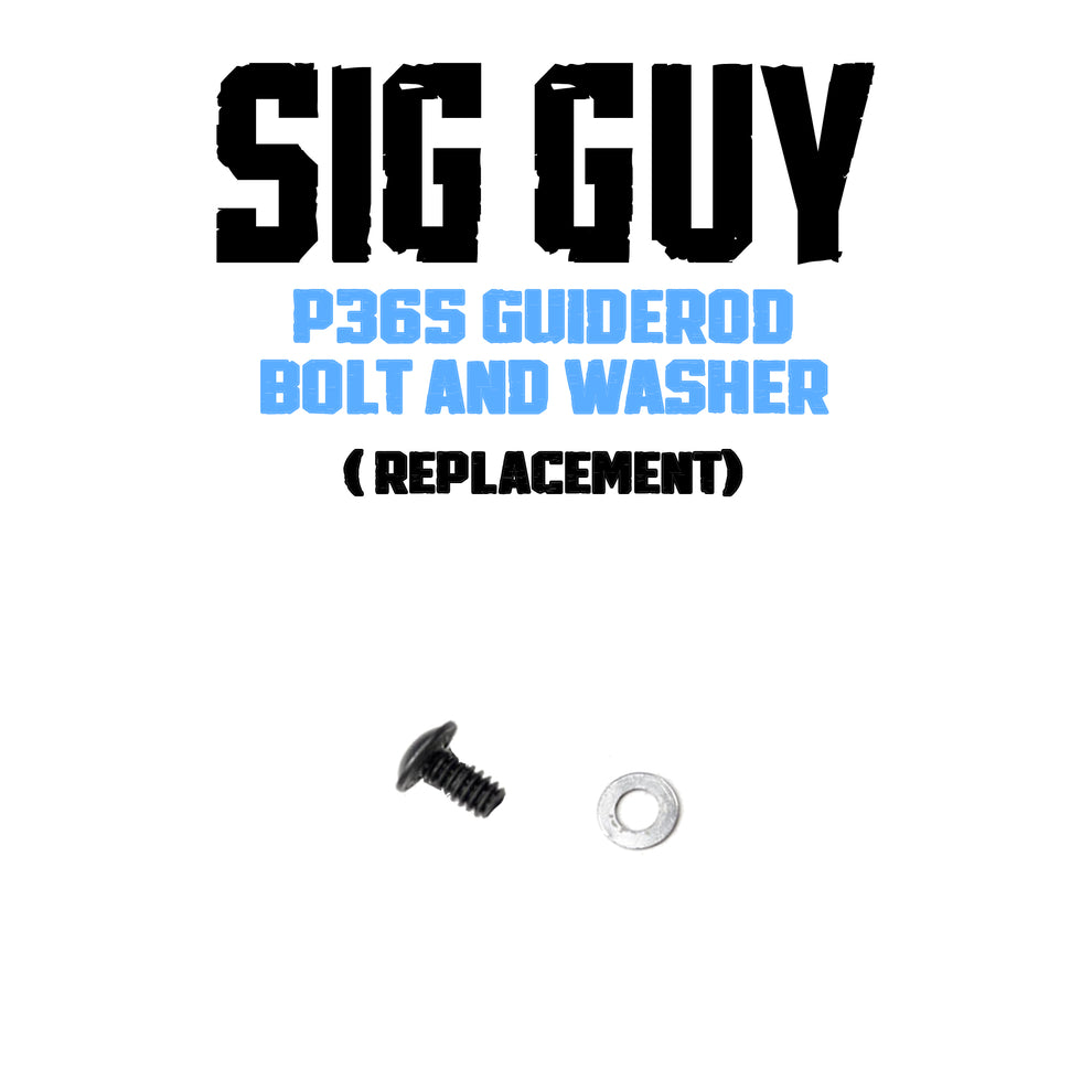 Sig Guy Replacement Hardware for P365 Guide Rod & Recoil Spring Tuning