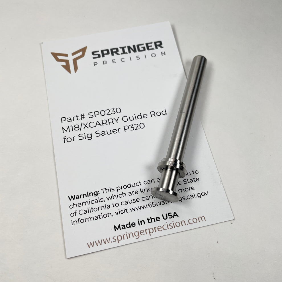 Springer Precision P320 M18/XCarry Guide Rod – Sig Guy